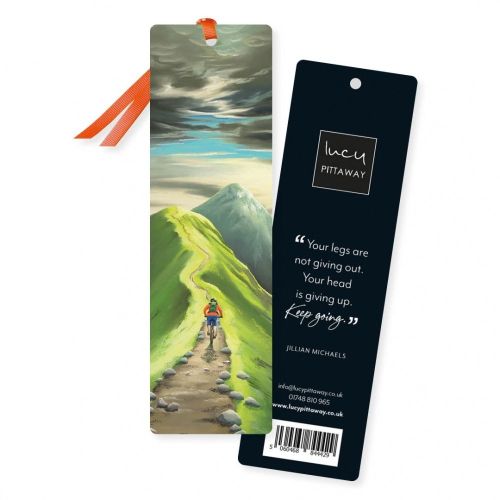 King of the Mountain - Cycling-Themed Bookmark